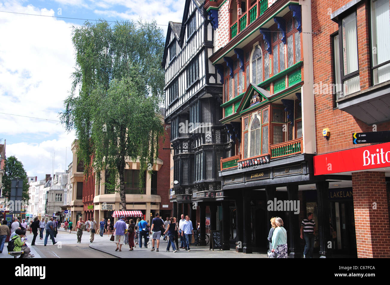 High Street, Exeter, Devon, England, United Kingdom Stock Photo - Alamy