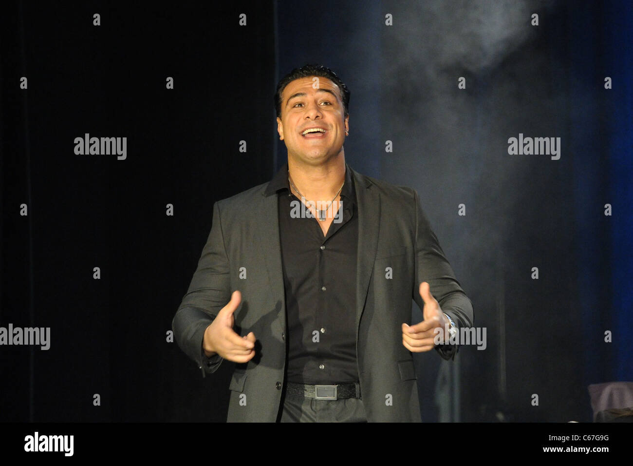 Alberto Del Rio in attendance for WRESTLEMANIA XXVII Press Conference ...