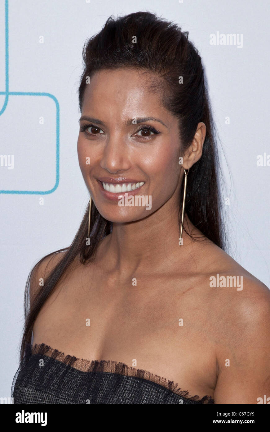 Padma Lakshmi at a public appearance for Bravo Media's 2011 Upfront ...