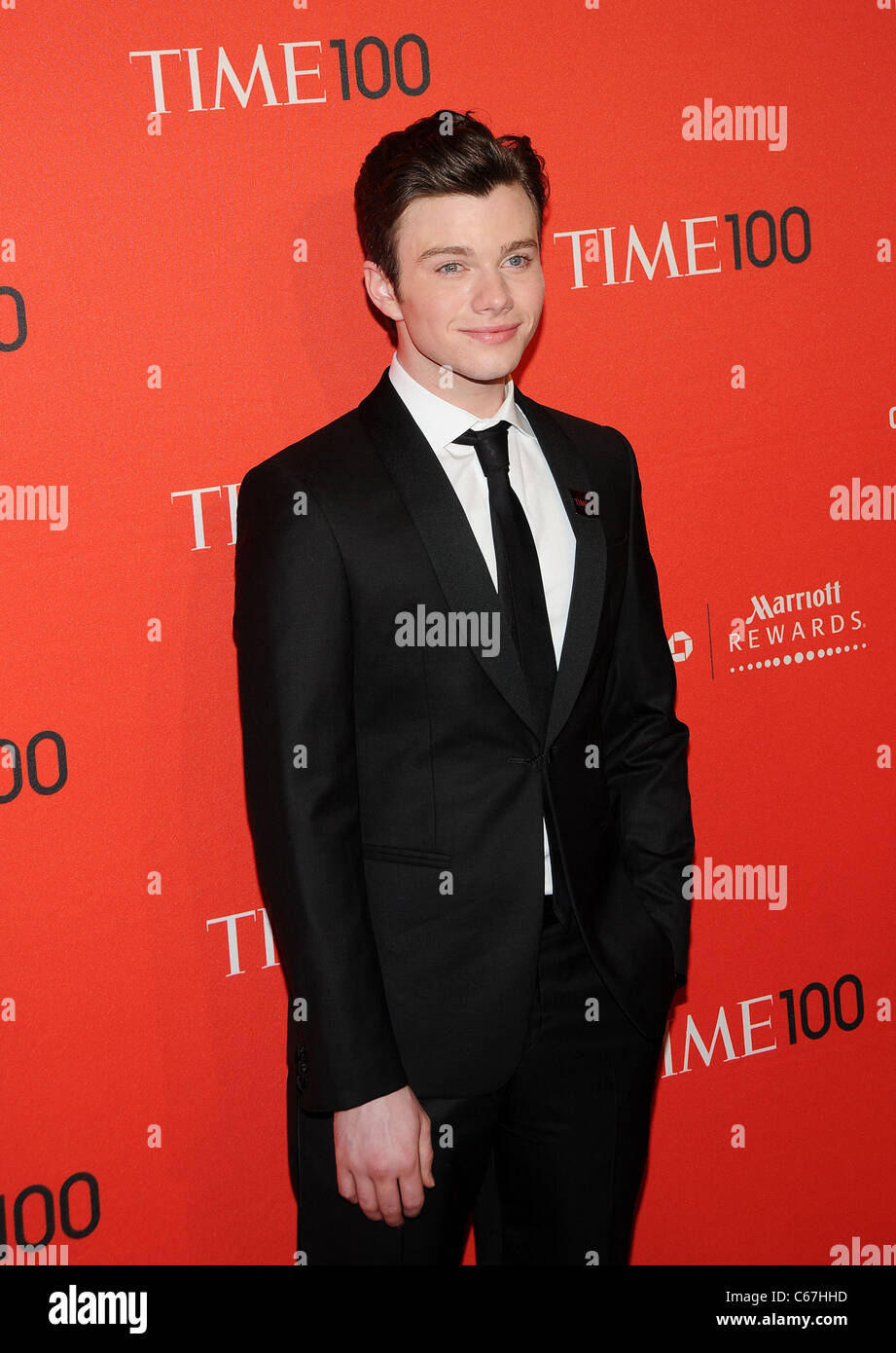Chris Colfer at arrivals for TIME 100 GALA, Frederick P. Rose Hall ...
