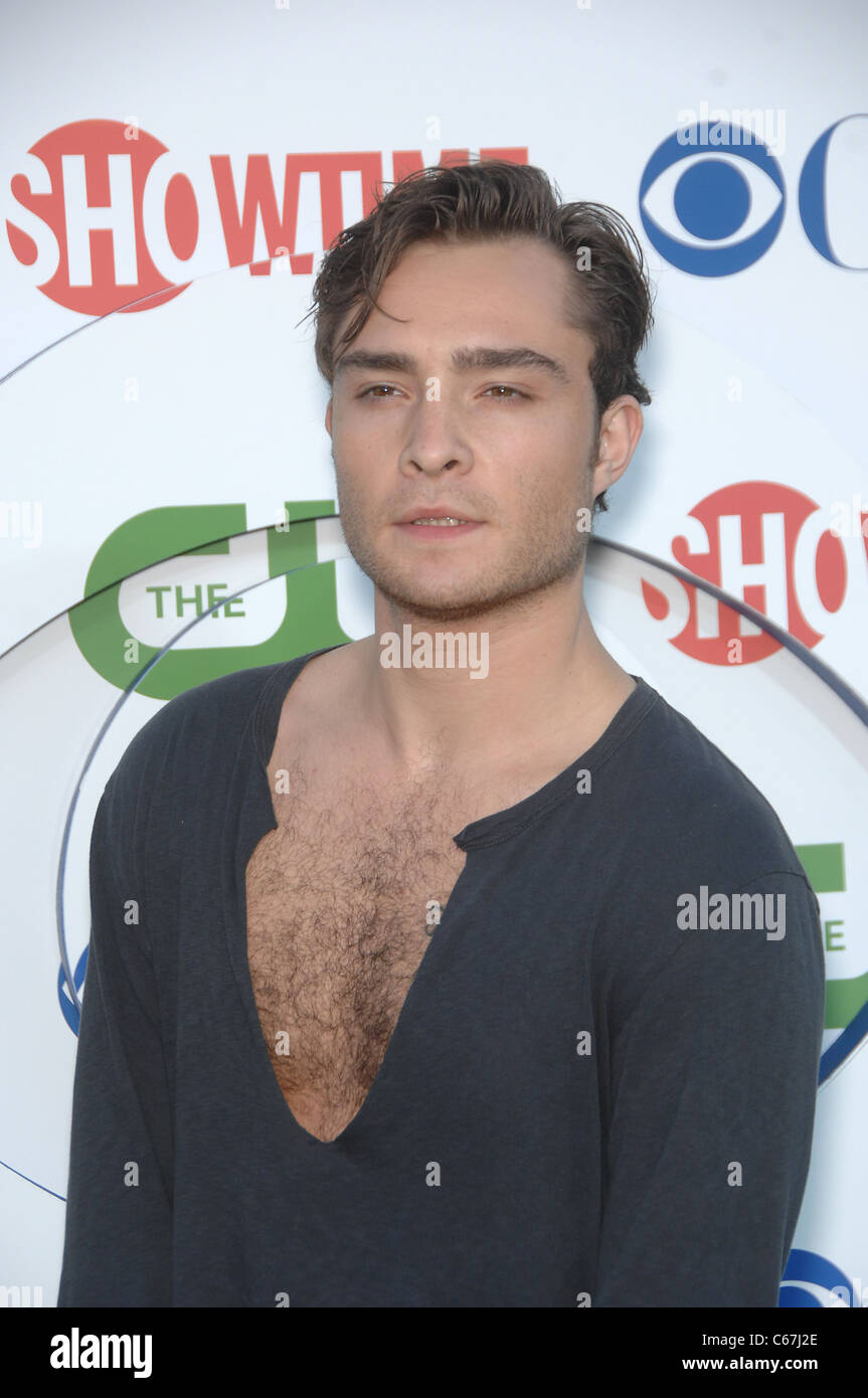 Ed Westwick at arrivals for CBS, The CW and Showtime TCA Summer Press ...