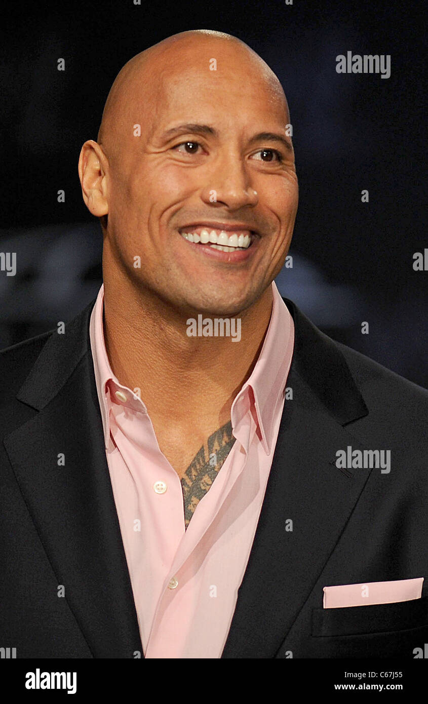 Dwayne Johnson in attendance for WRESTLEMANIA XXVII Press Conference ...