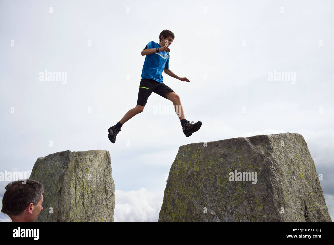 Jump stones hi-res stock photography and images - Alamy