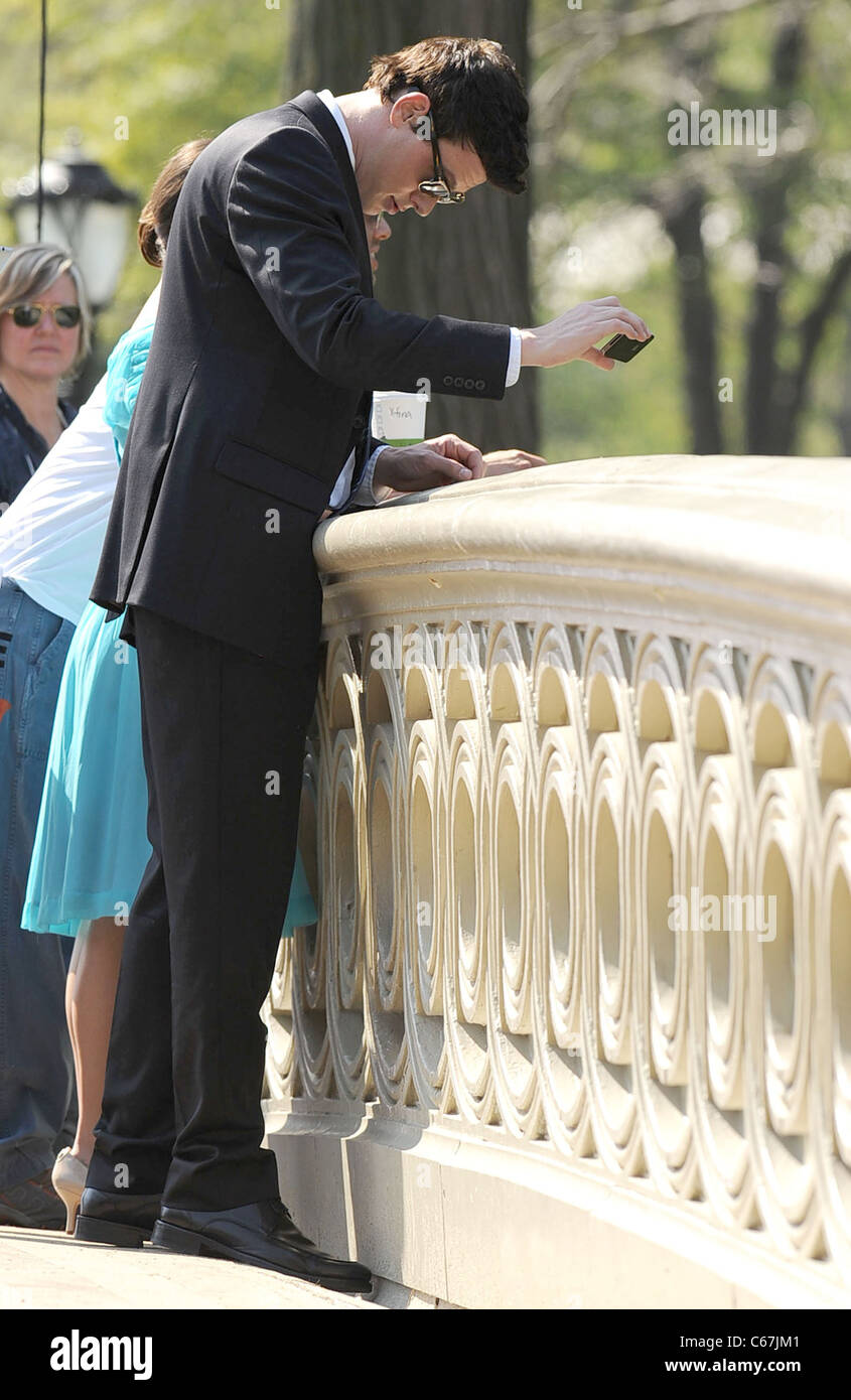 Cory Monteith on location for GLEE Season 2 Filming On Location in ...
