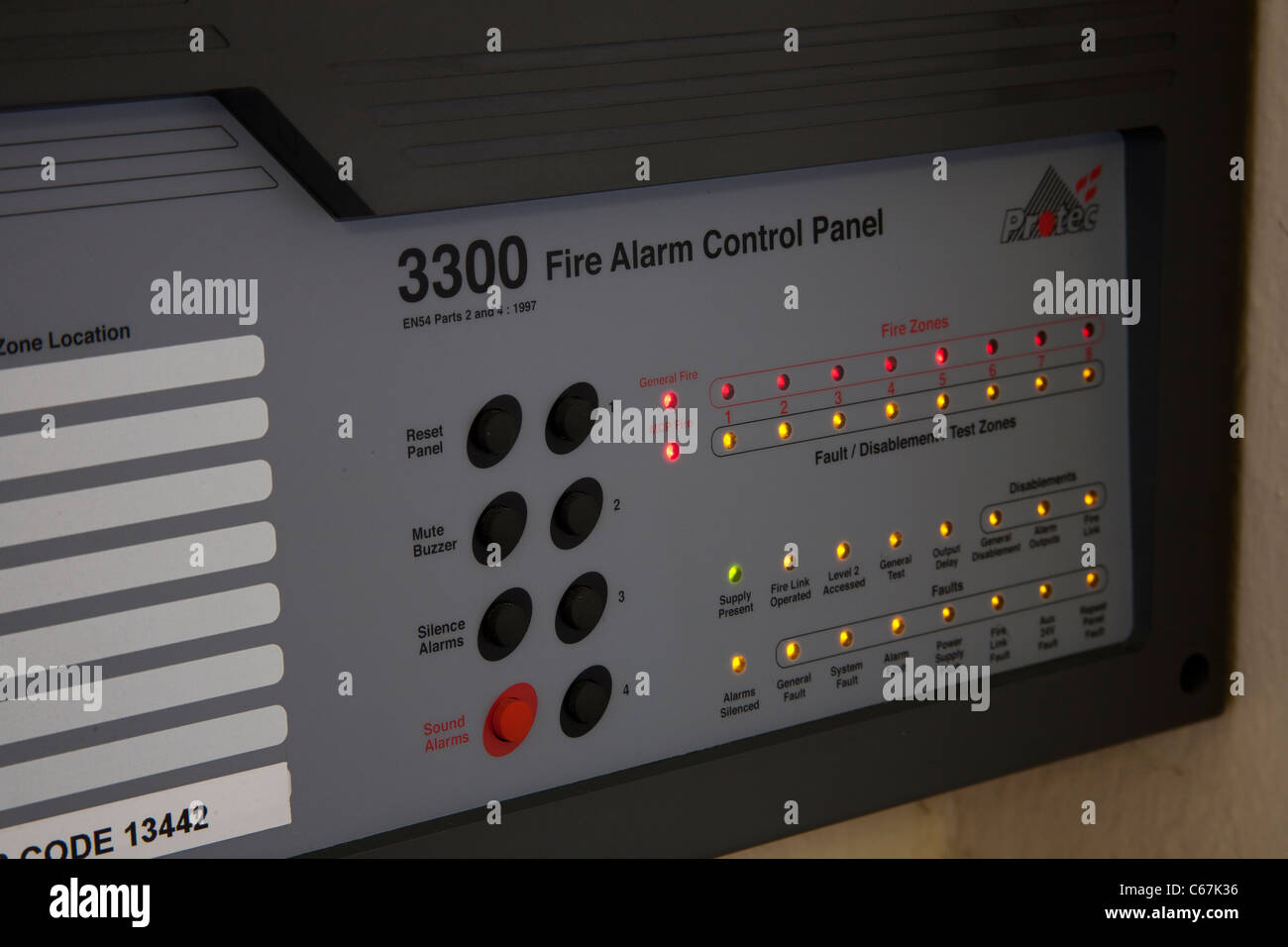 Fire alarm control panel hi-res stock photography and images - Alamy