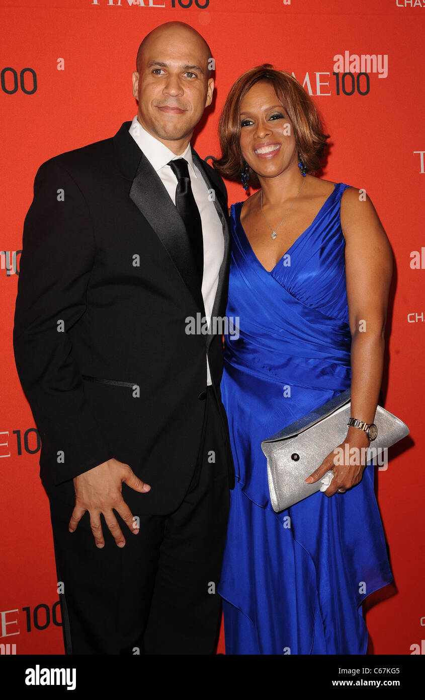Cory Booker, Gayle King at arrivals for TIME 100 GALA, Frederick P ...