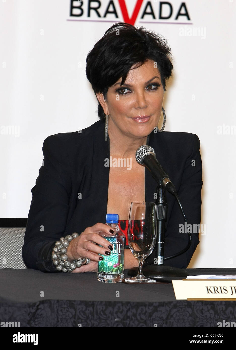Kris Jenner at a public appearance for Press Conference Announcing ...