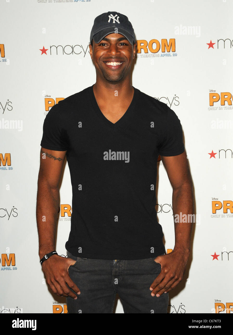 DeVaughn Nixon at a public appearance for Disney's PROM Cast Meet and ...