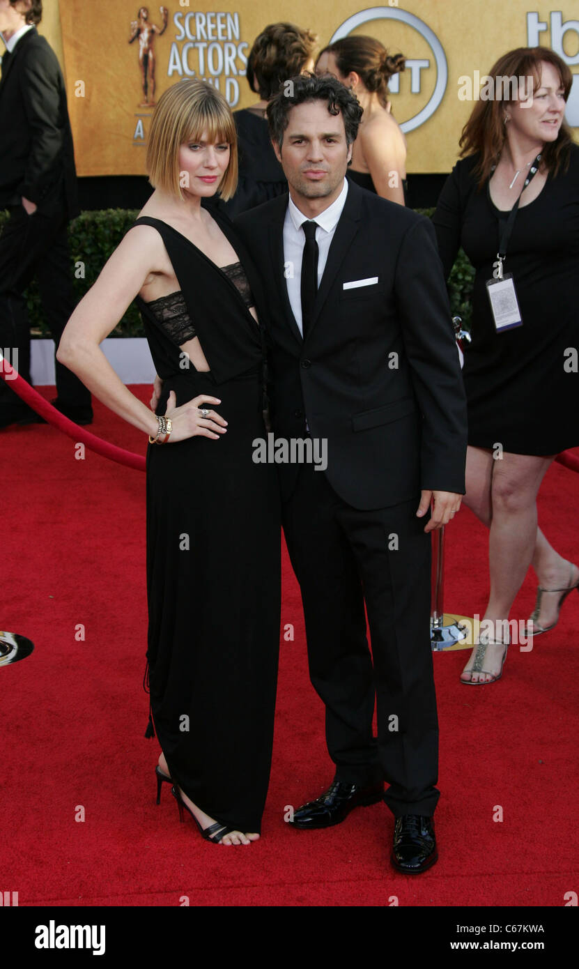 Sunrise Coigney, Mark Ruffalo at arrivals for 17th Annual Screen Actors ...