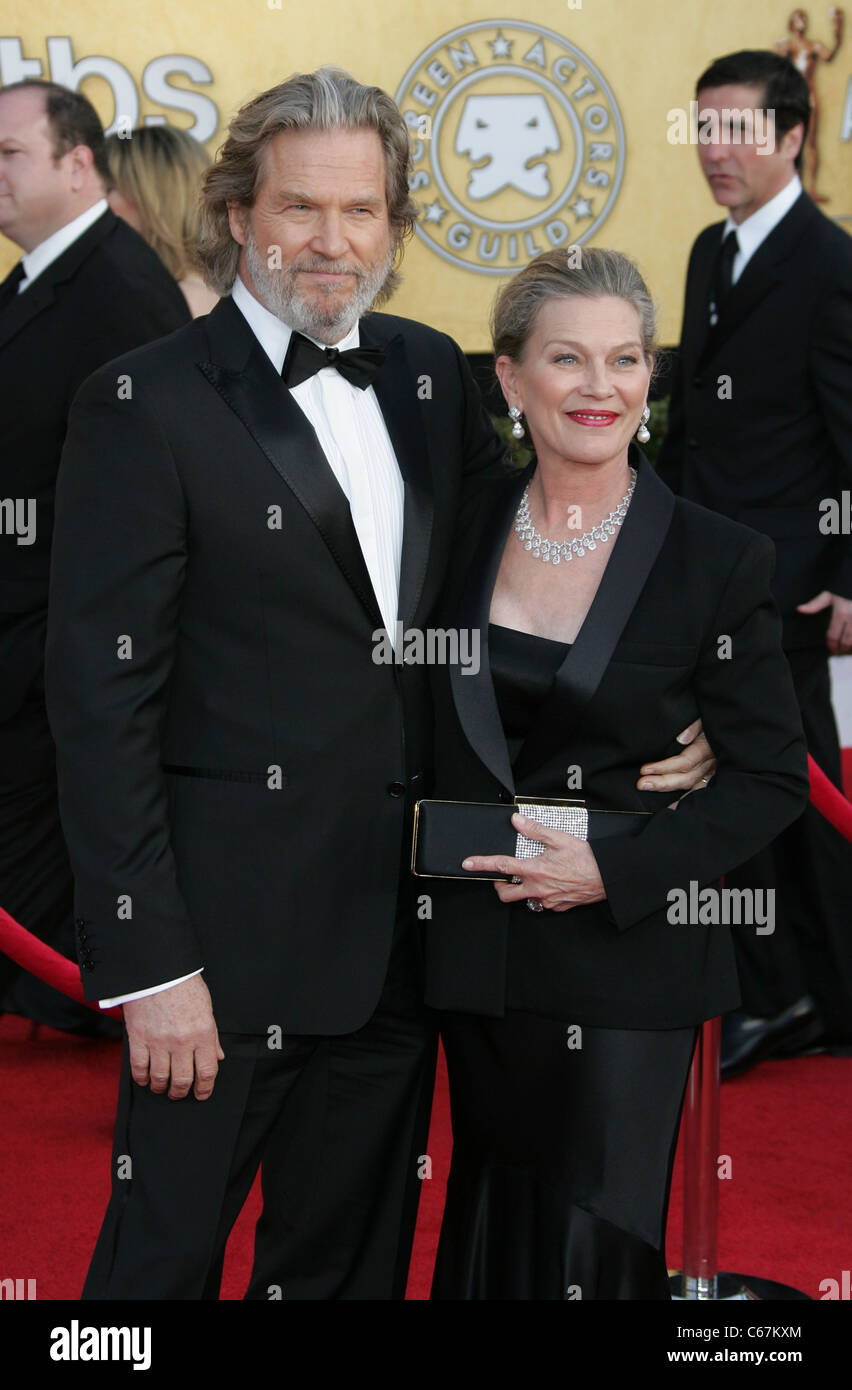Jeff Bridges, Susan Bridges at arrivals for 17th Annual Screen Actors ...