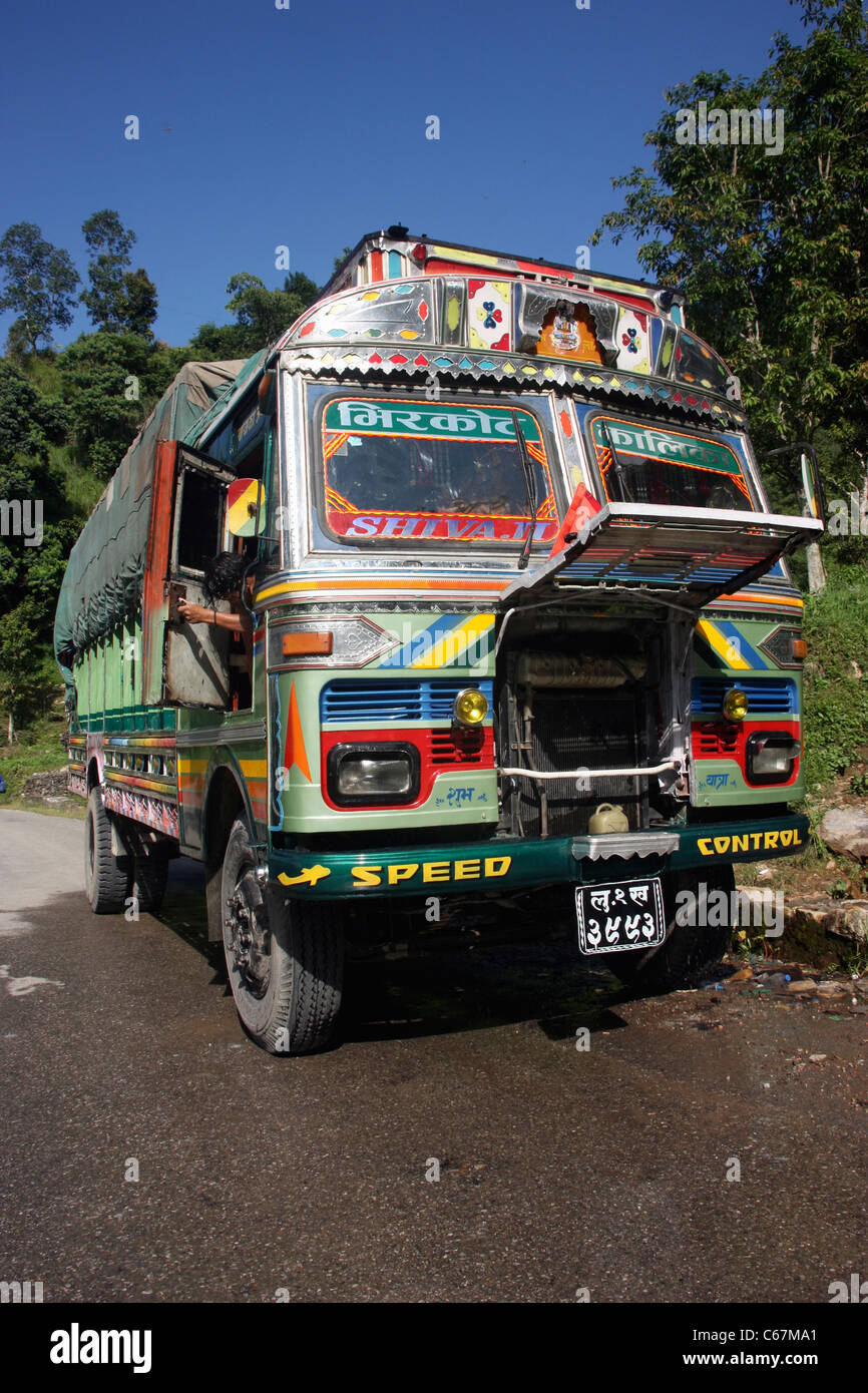 Nepal truck hi-res stock photography and images - Alamy