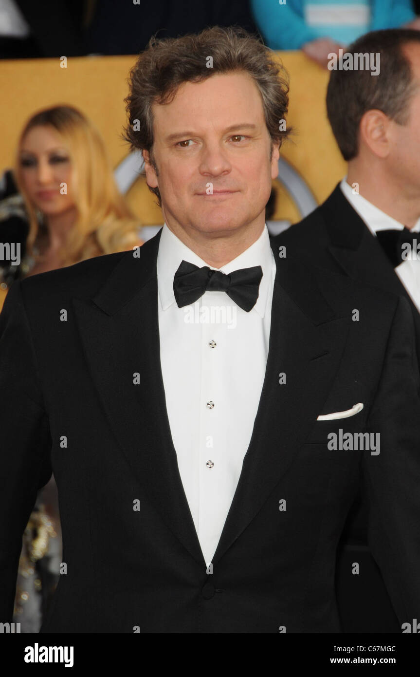 Colin Firth at arrivals for 17th Annual Screen Actors Guild SAG Awards ...