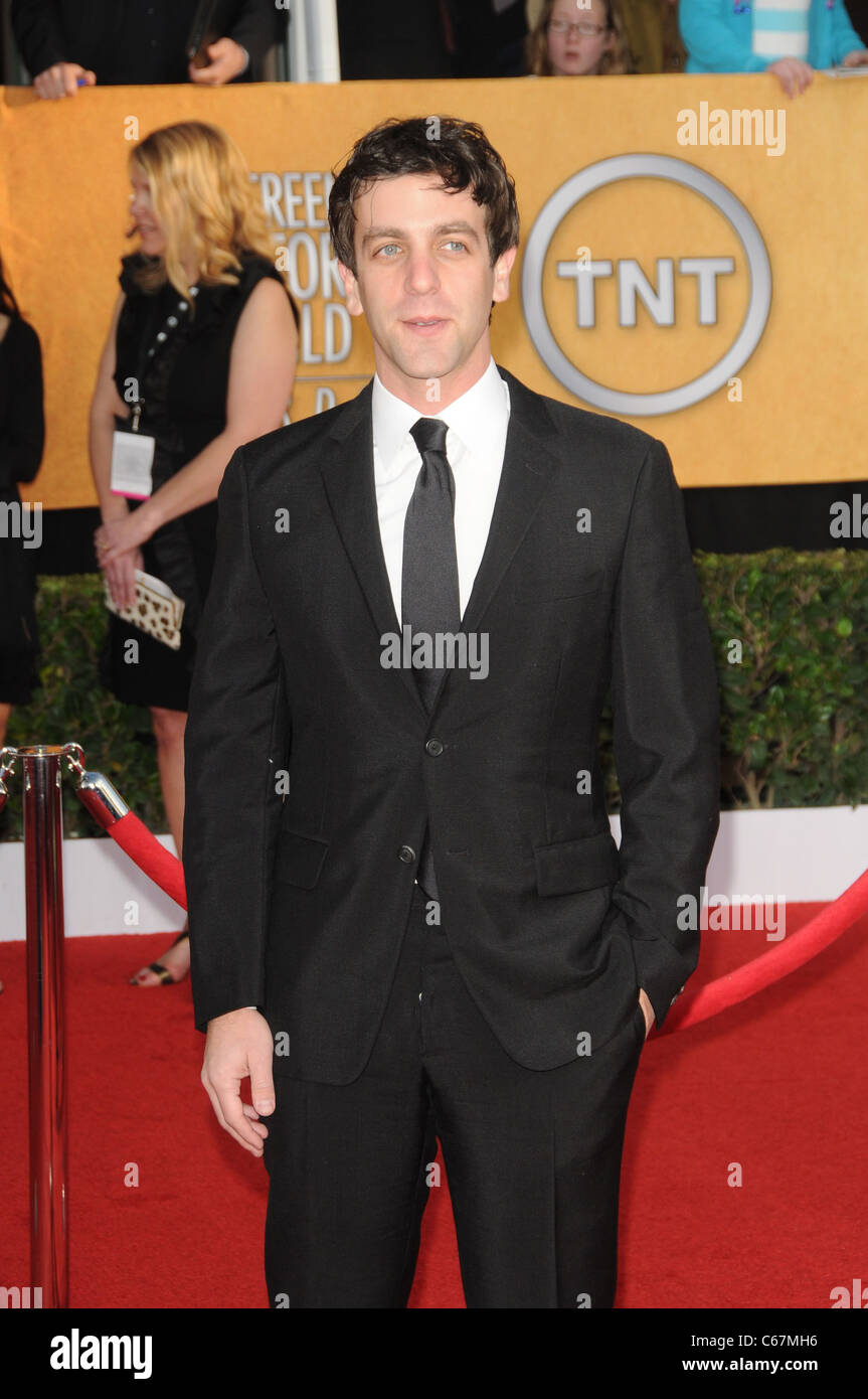 B.J. Novak at arrivals for 17th Annual Screen Actors Guild SAG Awards ...