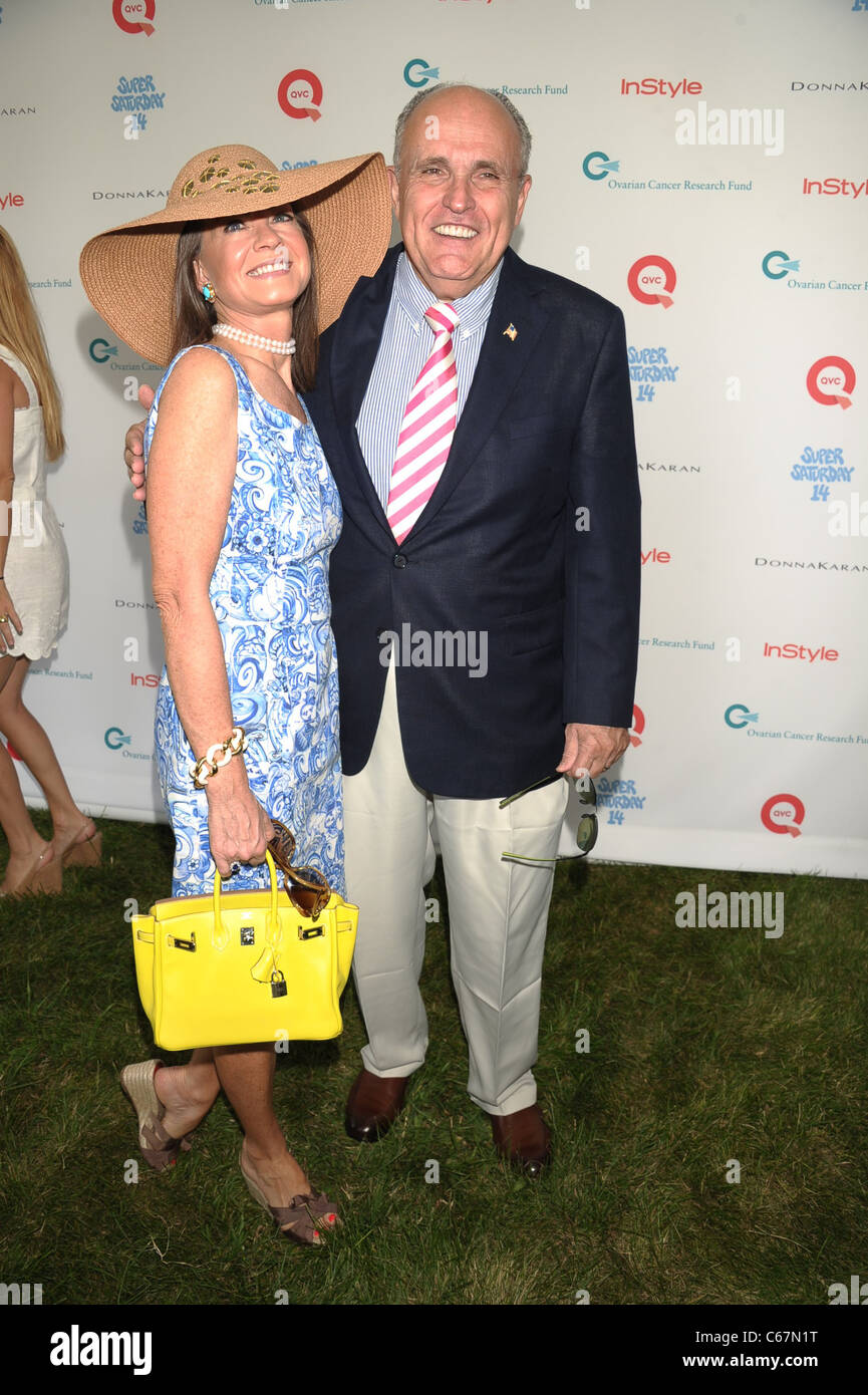 Judith Giuliani, Rudy Giuliani in attendance for Super Saturday 14 to ...