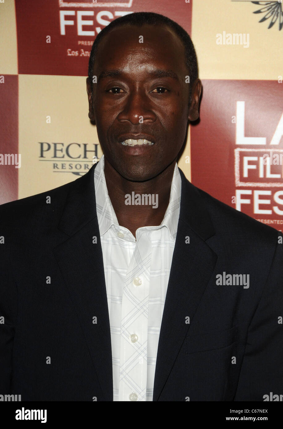 Don Cheadle at arrivals for THE GUARD Premiere at the Los Angeles Film ...
