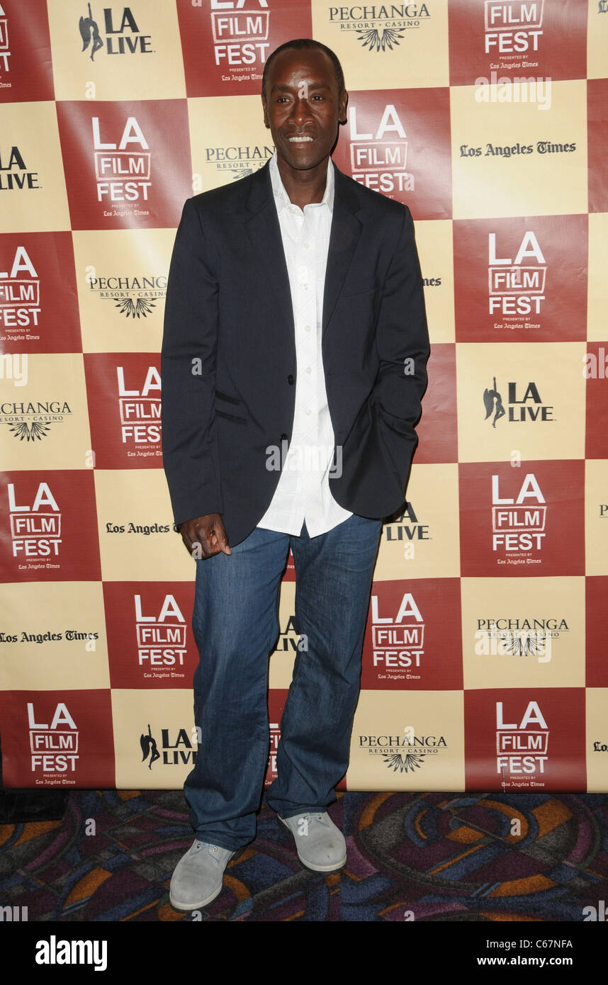 Don Cheadle at arrivals for THE GUARD Premiere at the Los Angeles Film ...