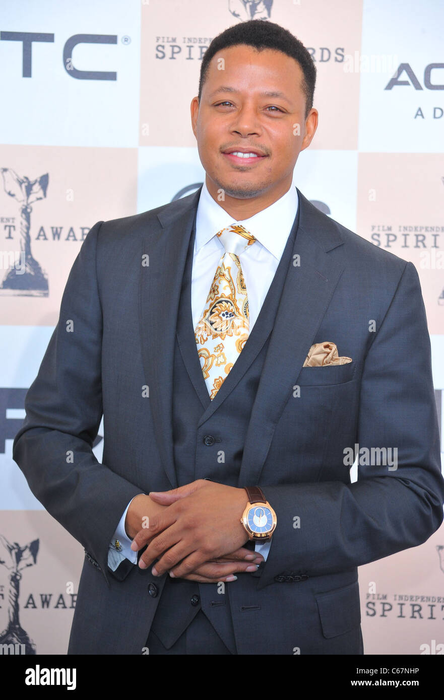 Terence Howard at arrivals for 2011 Film Independent Spirit Awards ...