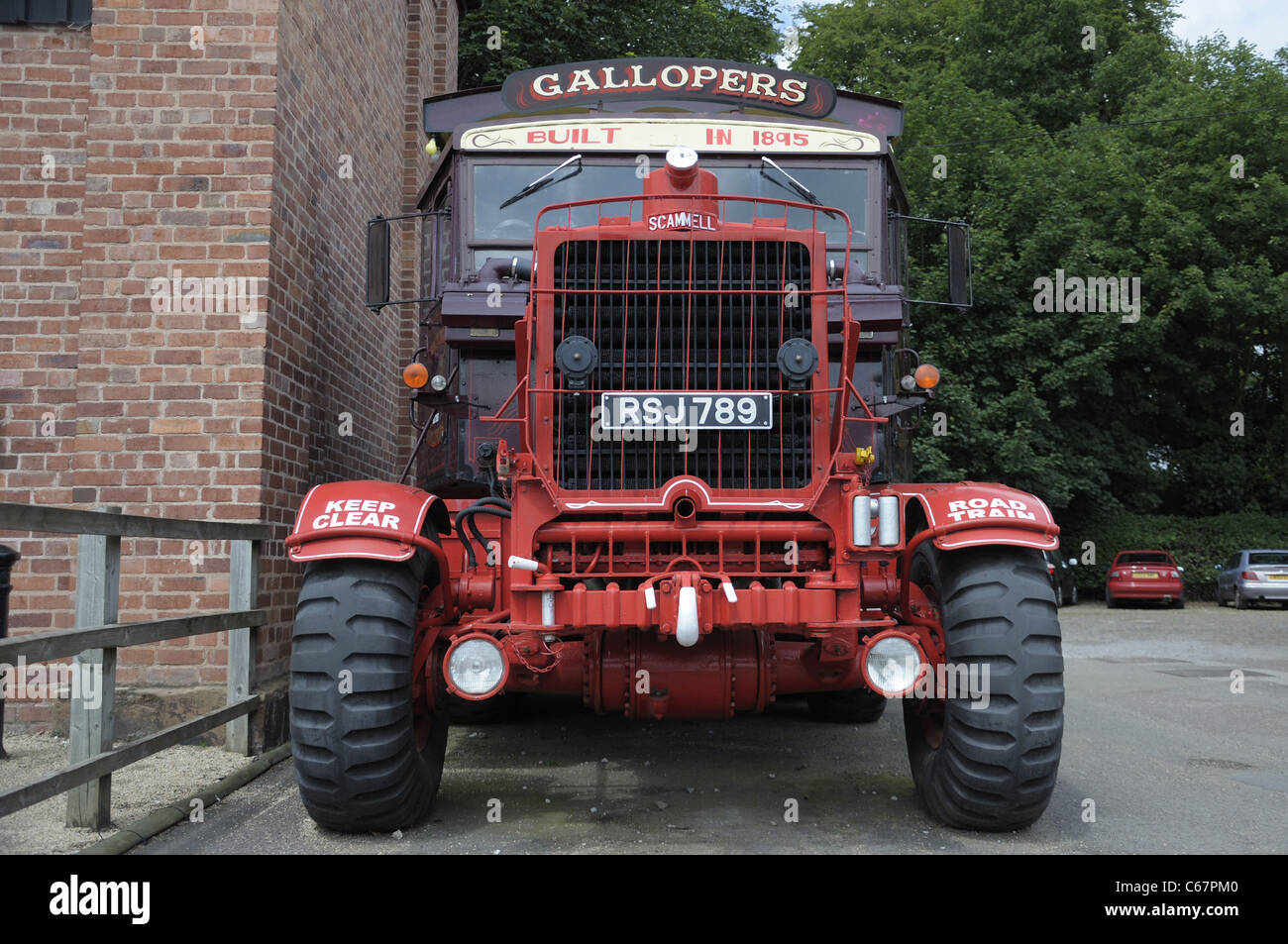 A Scammel truck used to power fairground rides originally built 1895 ...