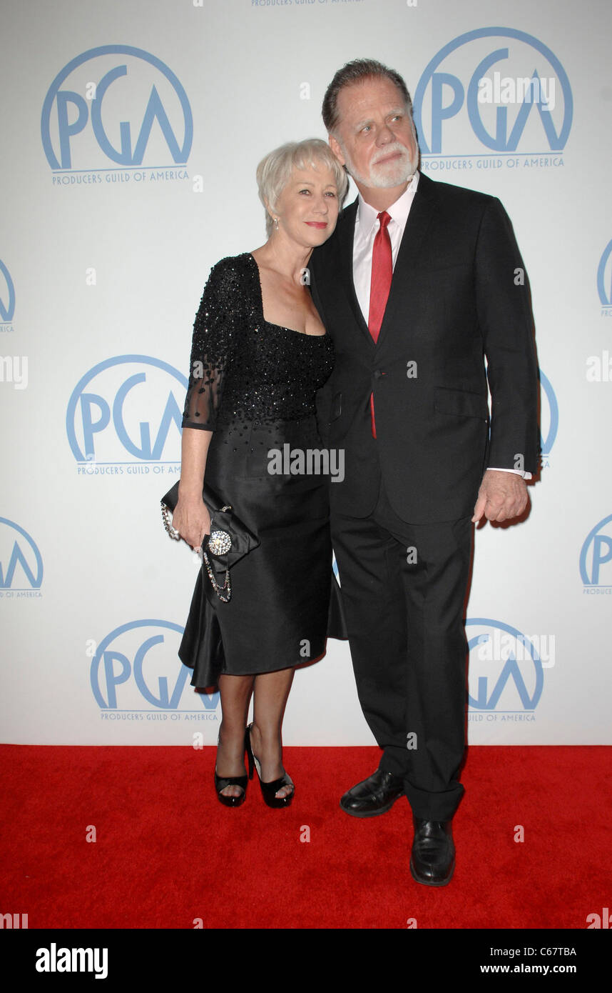 Helen mirren and taylor hackford hi-res stock photography and images ...