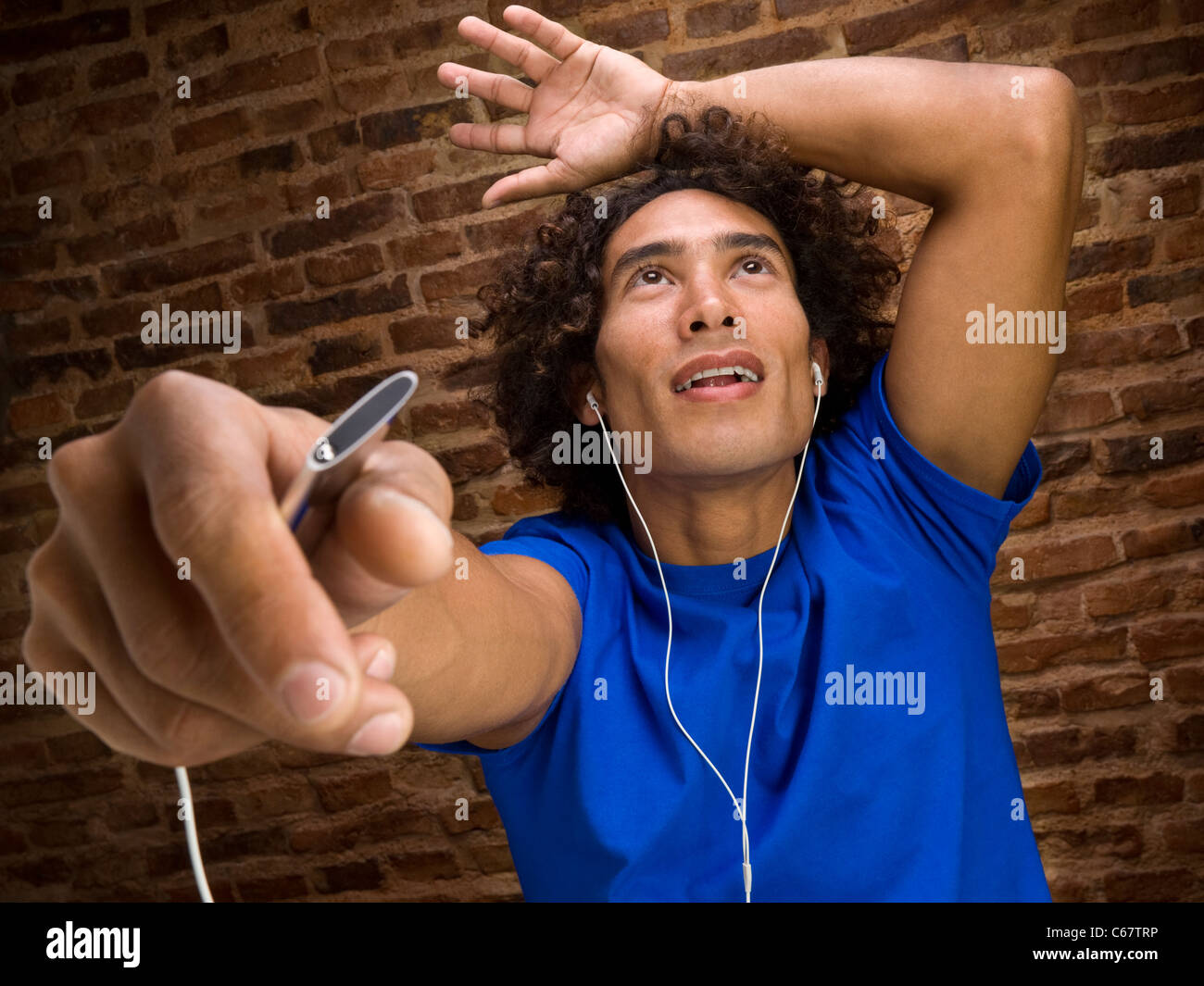 Dancing man mp3 player hi-res stock photography and images - Alamy