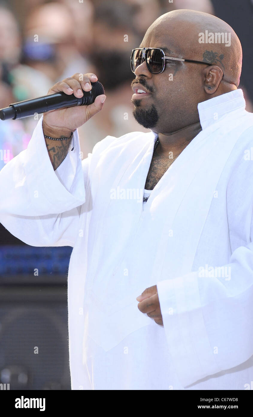 Cee Lo Green on stage for NBC Today Show Summer Concert Series with Cee ...