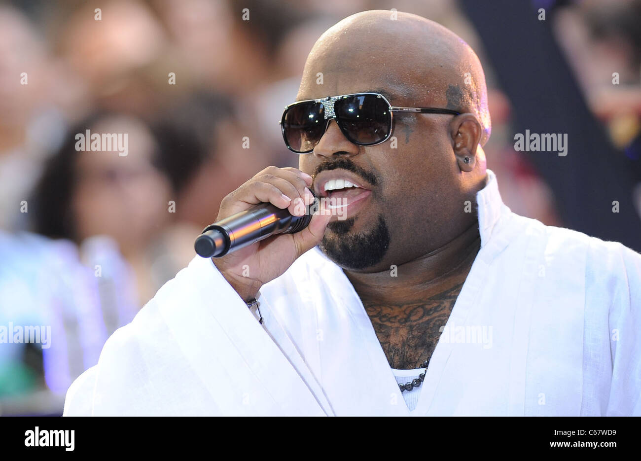 Cee Lo Green on stage for NBC Today Show Summer Concert Series with Cee ...