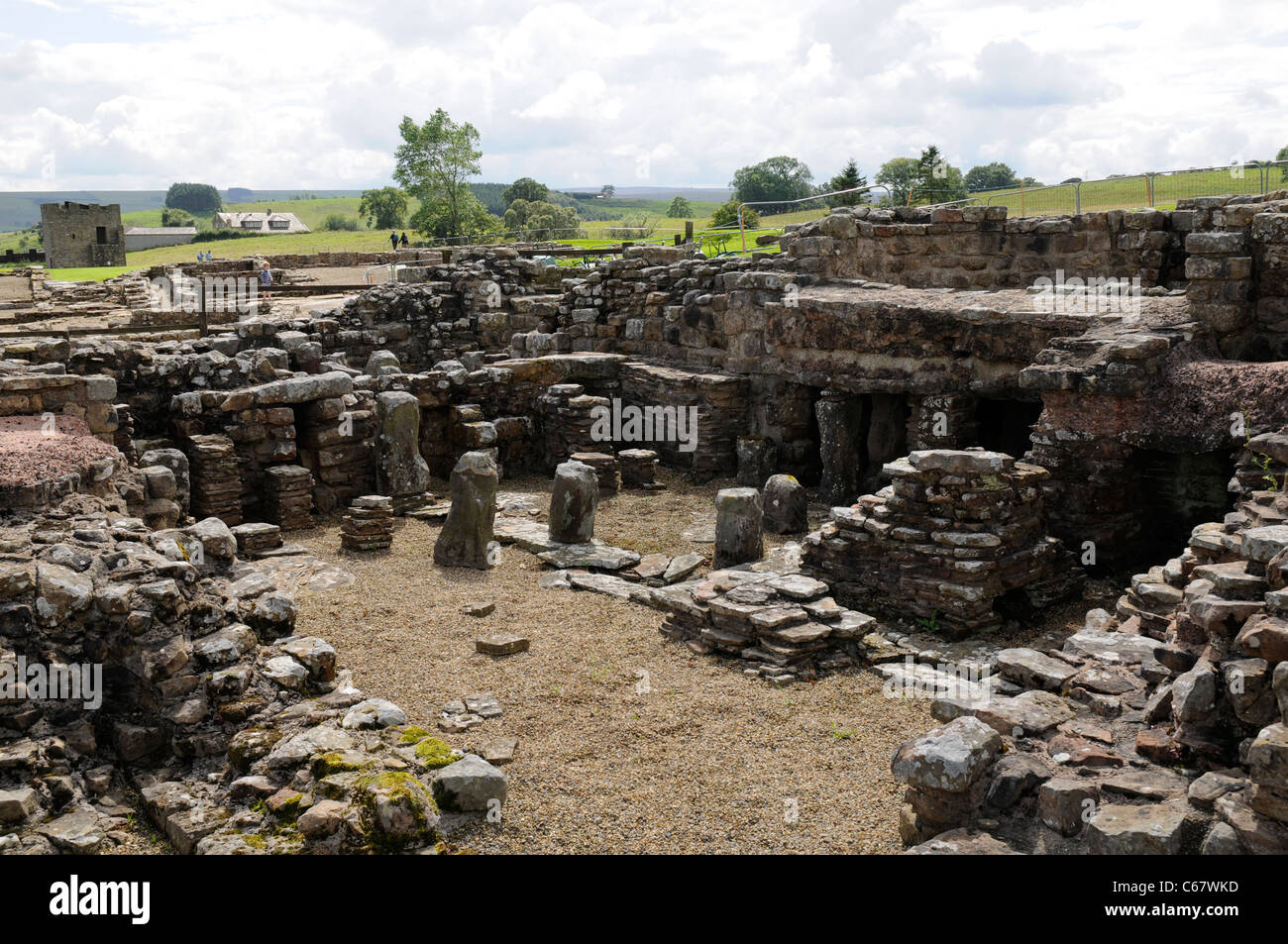 Military bathhouse, in the vicus (civilian town) just outside the Roman ...