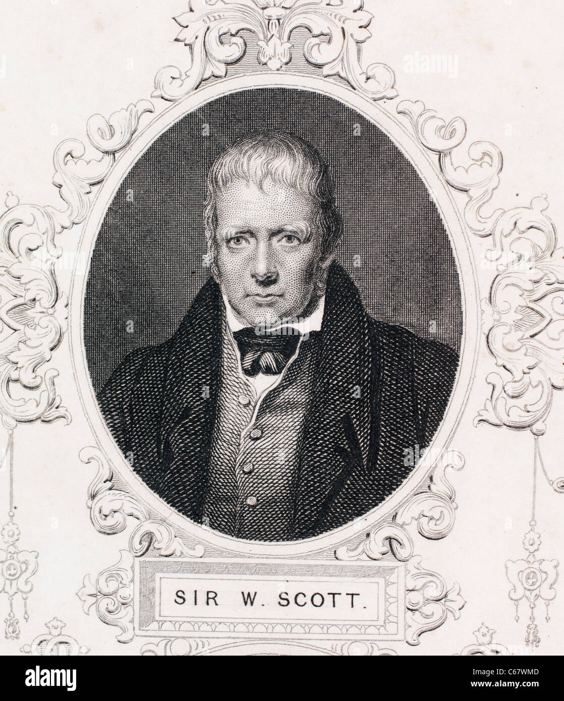 Engraving circa 1838, from the National Melodies of Scotland (Thomson ...