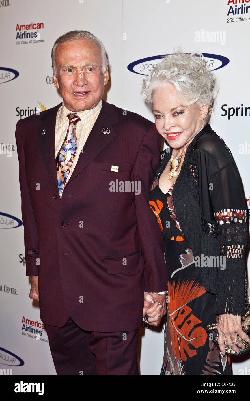 Buzz Aldrin, Lois Driggs at arrivals for 26th Anniversary Sports ...