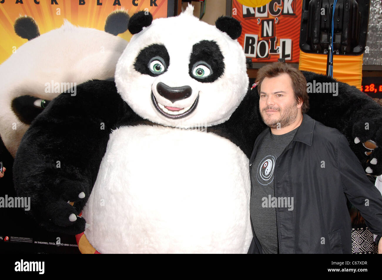 Po, Jack Black at arrivals for KUNG FU PANDA 2 Premiere, Grauman's ...