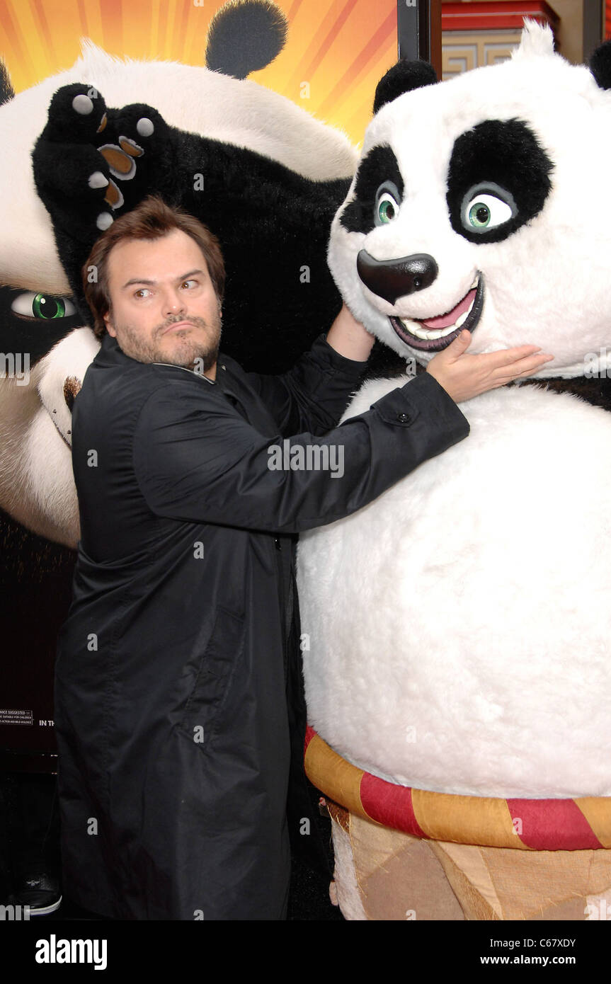 Jack Black, Po at arrivals for KUNG FU PANDA 2 Premiere, Grauman's ...