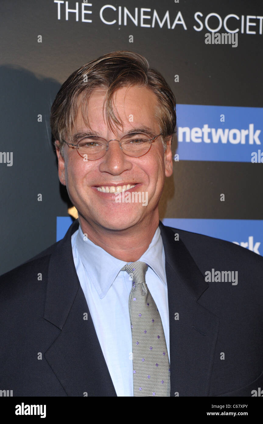 Aaron Sorkin at arrivals for Columbia Pictures and the Cinema Society ...