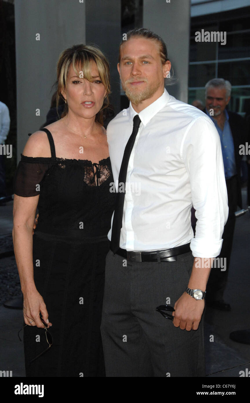 Katey Sagal, Charlie Hunnam at arrivals for SONS OF ANARCHY Season Three Premiere on FX ...