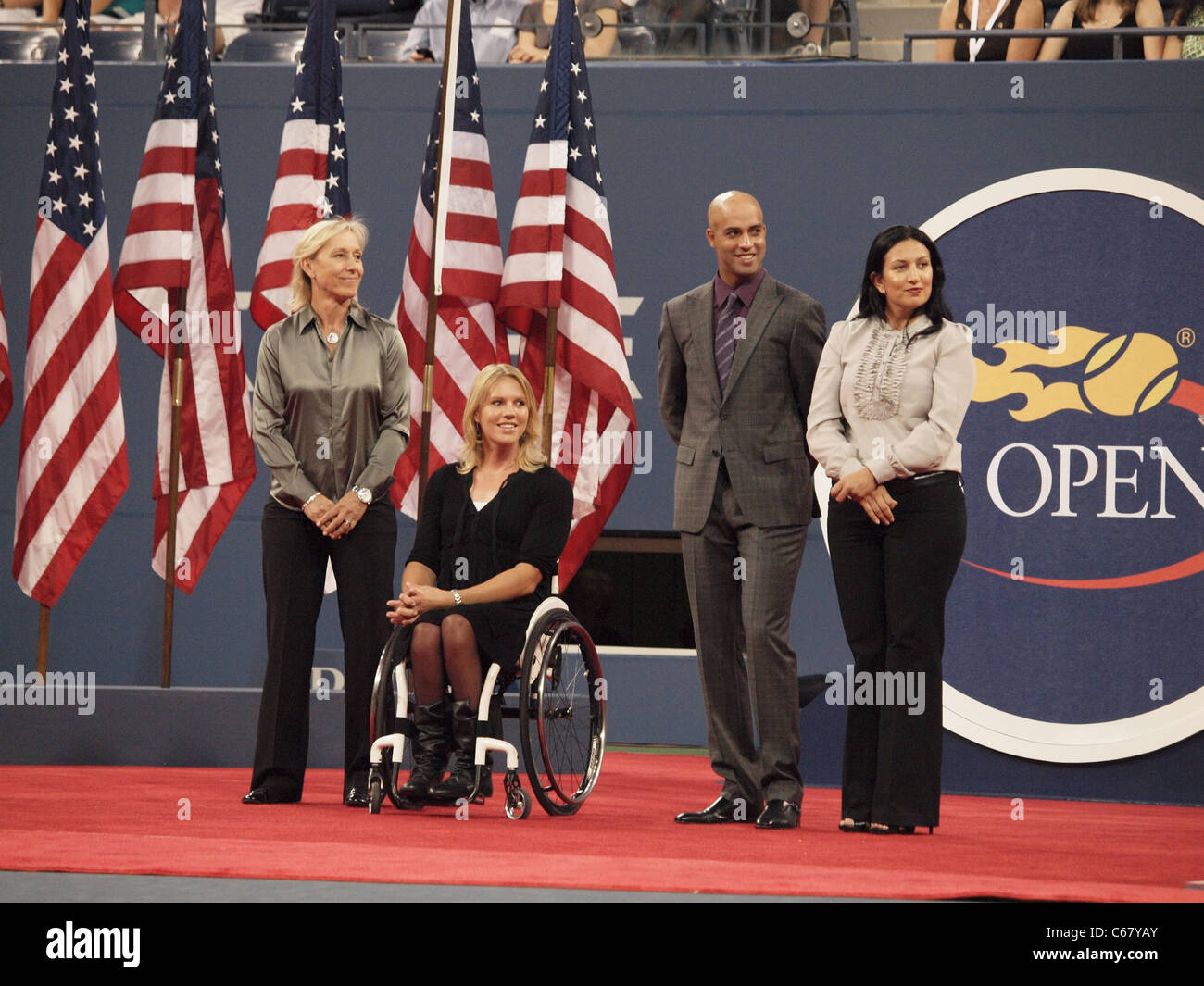 Martina Navratilova, Esther Vergeer, James Blake, Dori Samadzai-Bonner ...