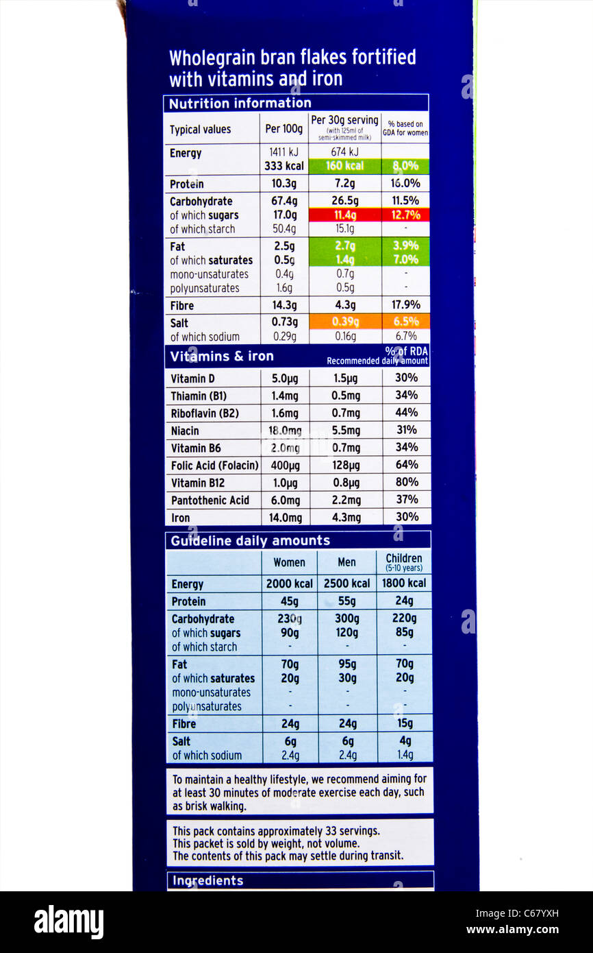 Packet of breakfast cereal hi-res stock photography and images - Alamy