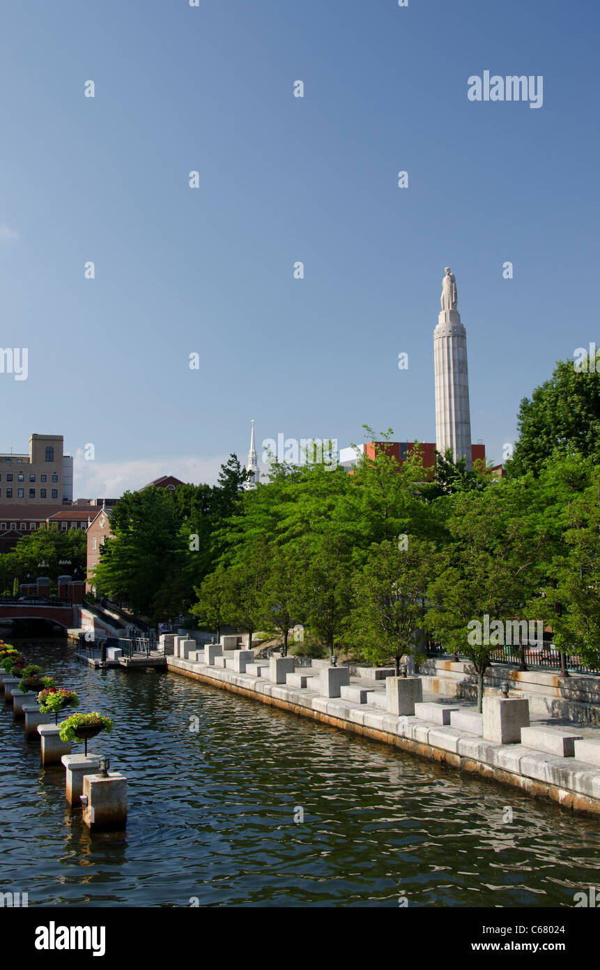 Rhode Island, Providence. Providence River Park Stock Photo - Alamy