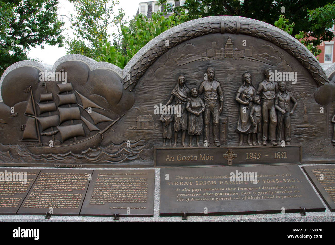 Irish famine memorial hi-res stock photography and images - Alamy