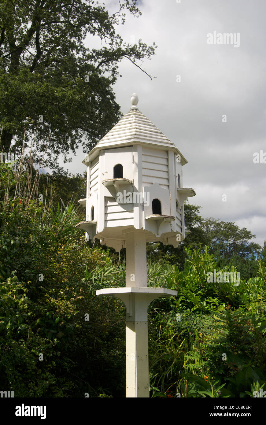 White bird hide Stock Photo - Alamy