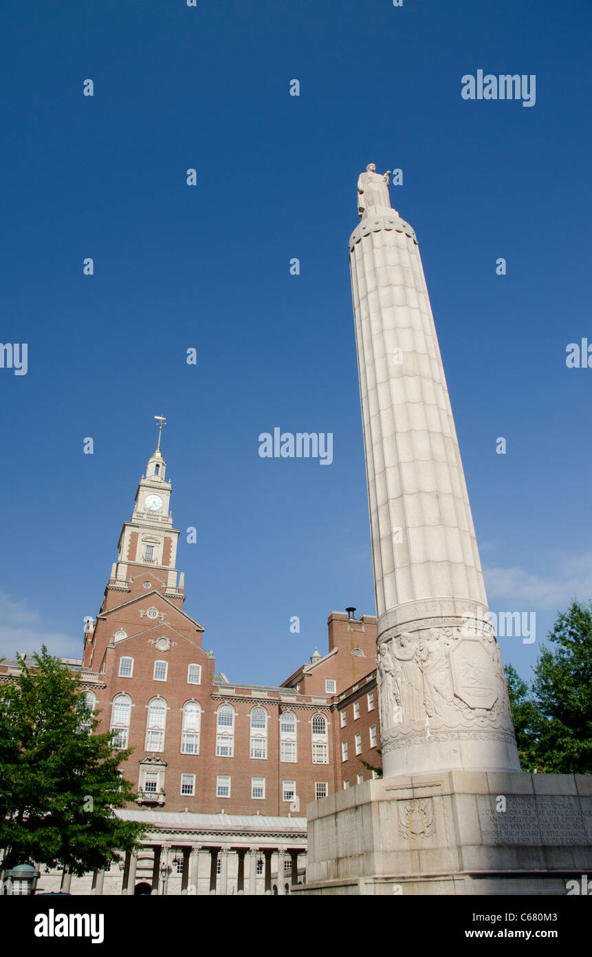 Rhode Island, Providence. Providence River Park. Historic landmarks ...