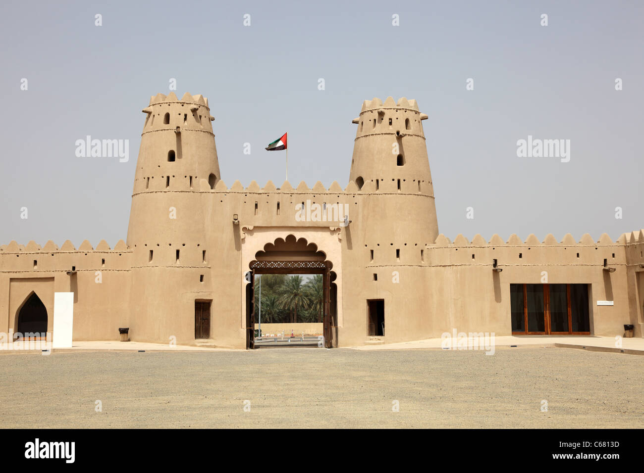 Ancient fort of Al Ain, Emirate Abu Dhabi, United Arab Emirates Stock ...