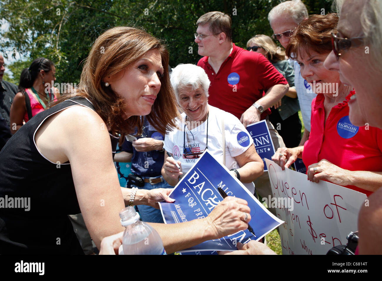 Conservative Republican US Presidential candidate Michelle Bachmann ...