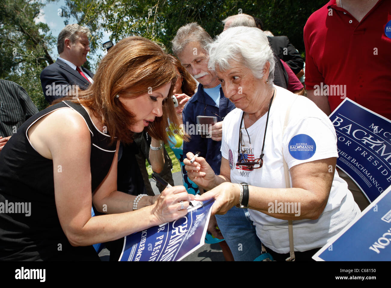 Conservative Republican US Presidential candidate Michelle Bachmann ...