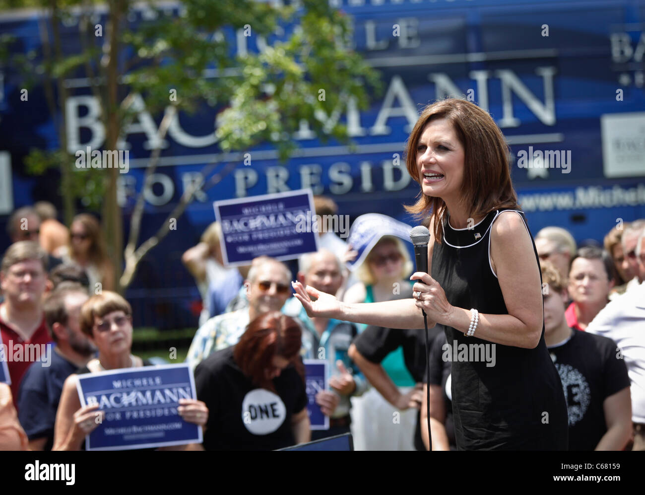 Conservative Republican US Presidential candidate Michelle Bachmann ...