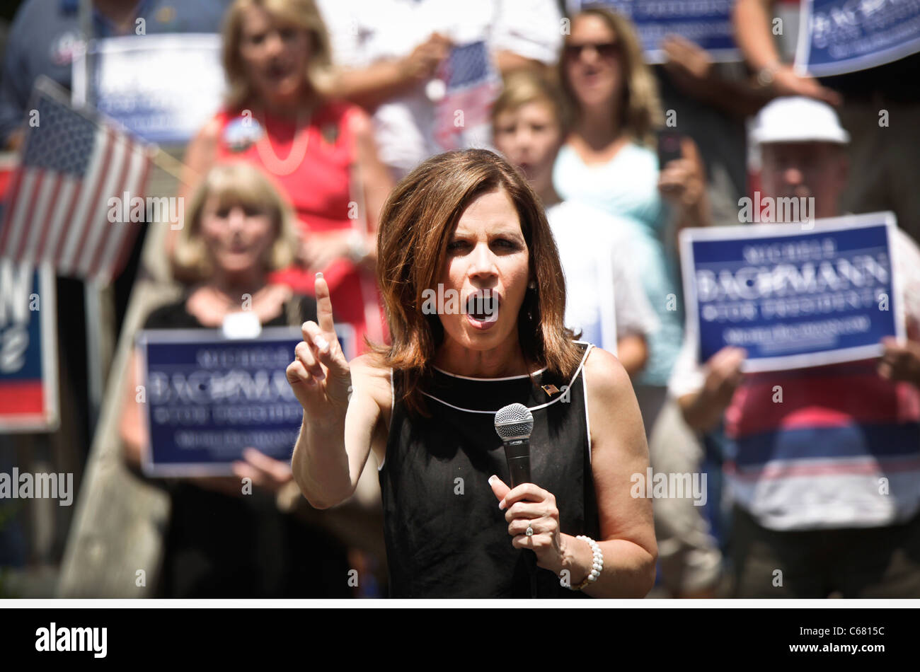 Conservative Republican US Presidential candidate Michelle Bachmann ...
