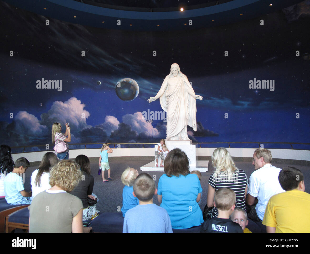 Christus Statue in the North Visitors Center on Temple Square, Salt ...