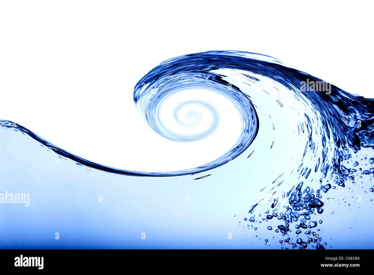 A water background image of bubbles and waves Stock Photo - Alamy