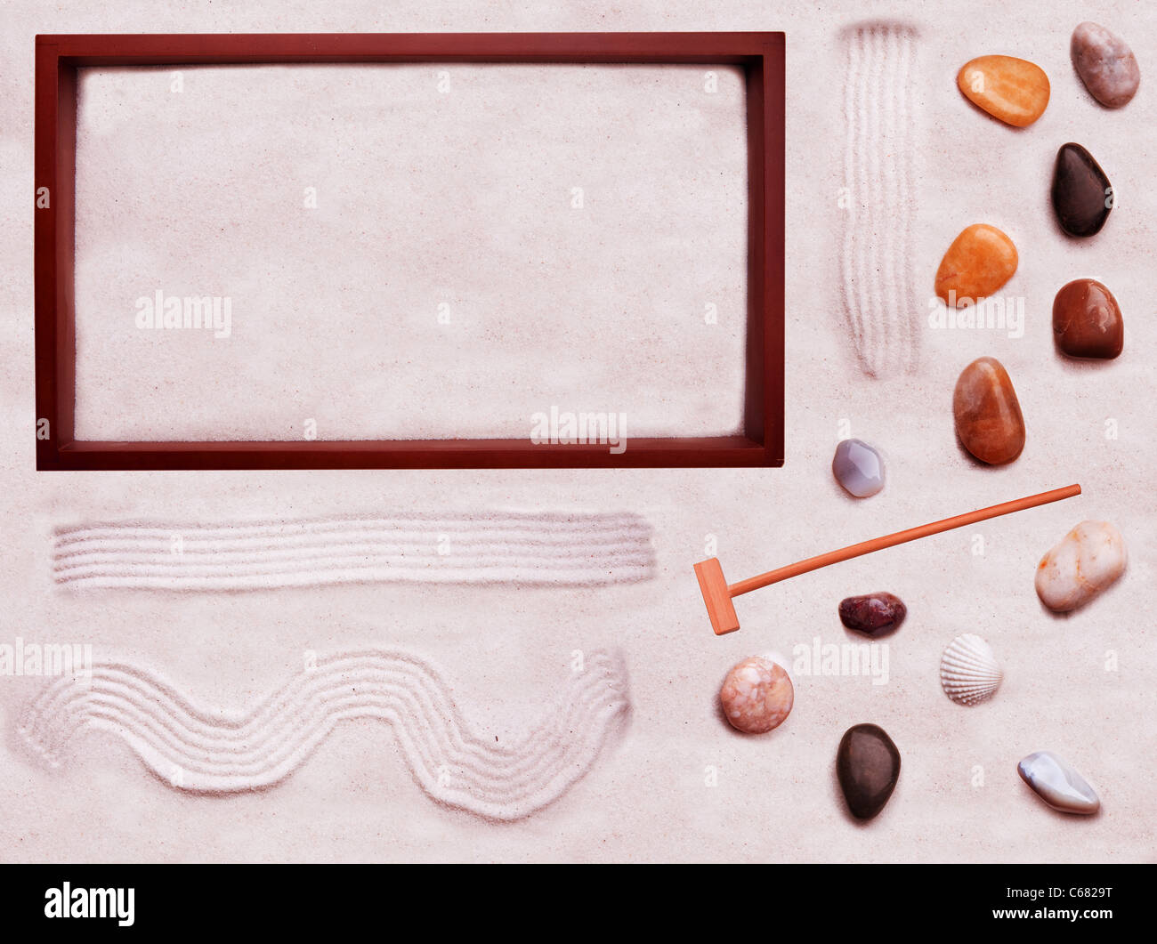 A do it yourself background for zen cart - move the rocks and sand ...