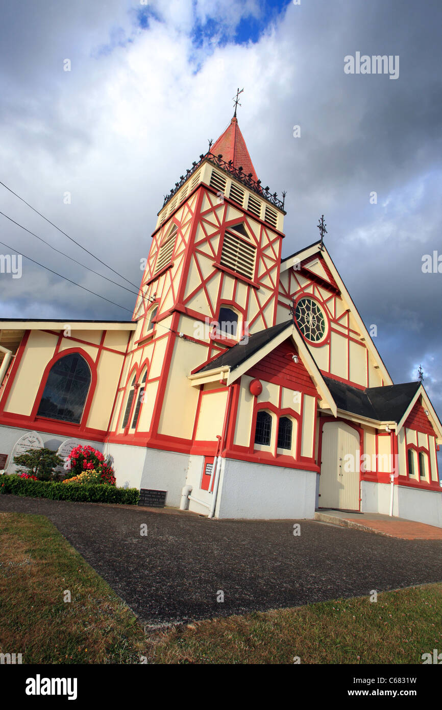 Maori anglican church building hi-res stock photography and images - Alamy