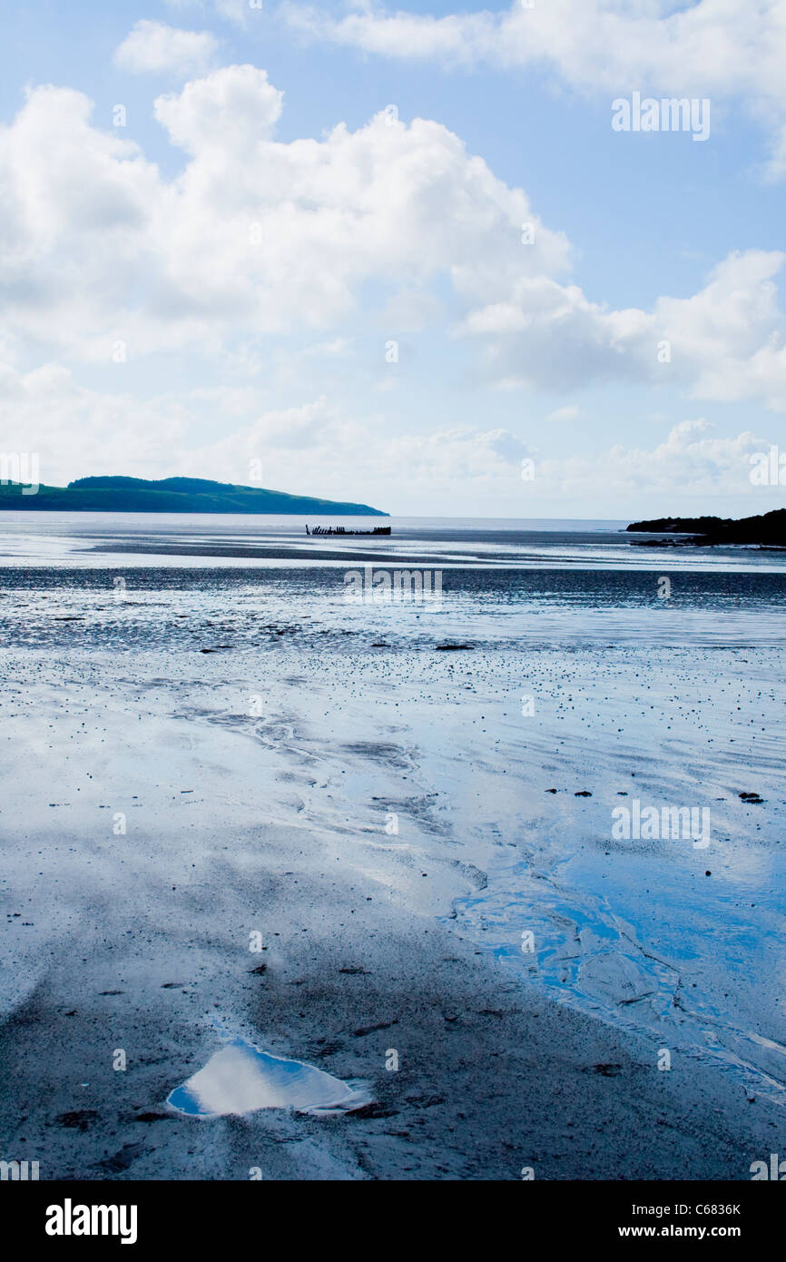 Goat Well Bay near Kirkcudbright, Dumfries & Galloway with the ...