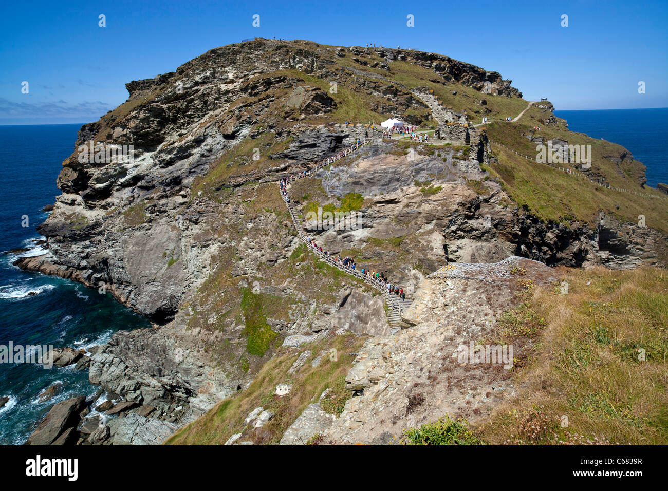 Tintagel Cornwall UK Stock Photo - Alamy